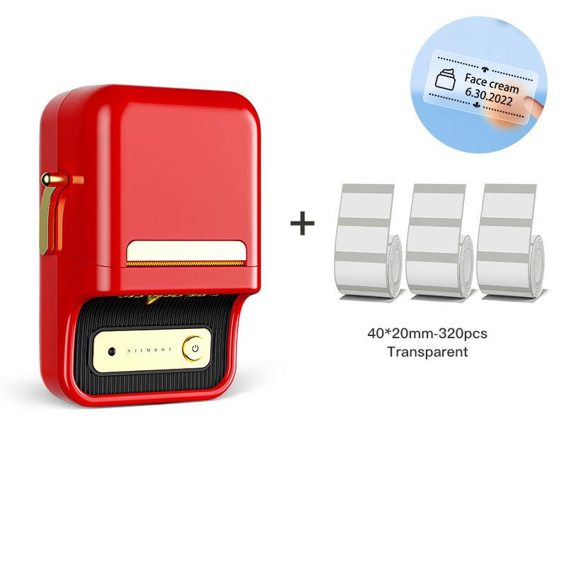 Red Barcode Label Maker